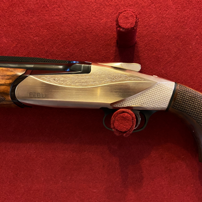 Benelli 828U Silver | 828 U Used Shotgun - A. Branthwaite Gunsmiths